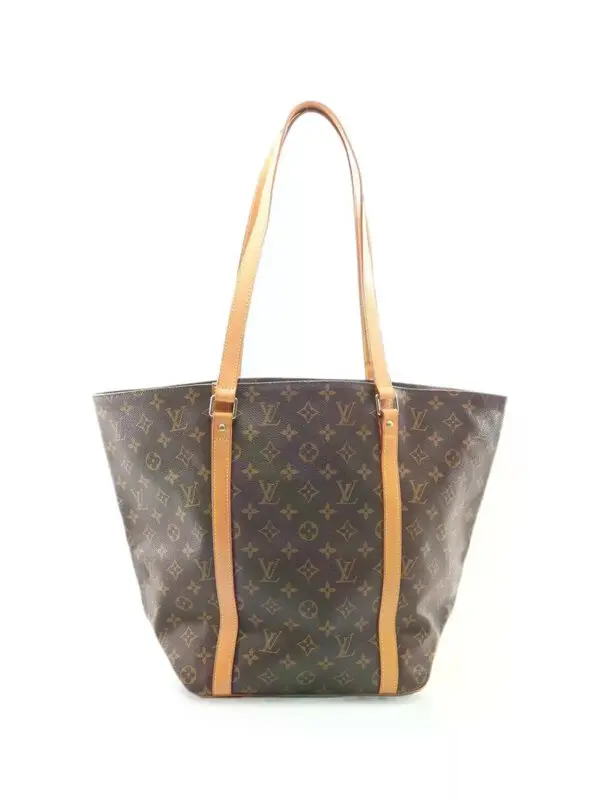LOUIS VUITTON 2001 Monogram Sac Shopping Tote Bag