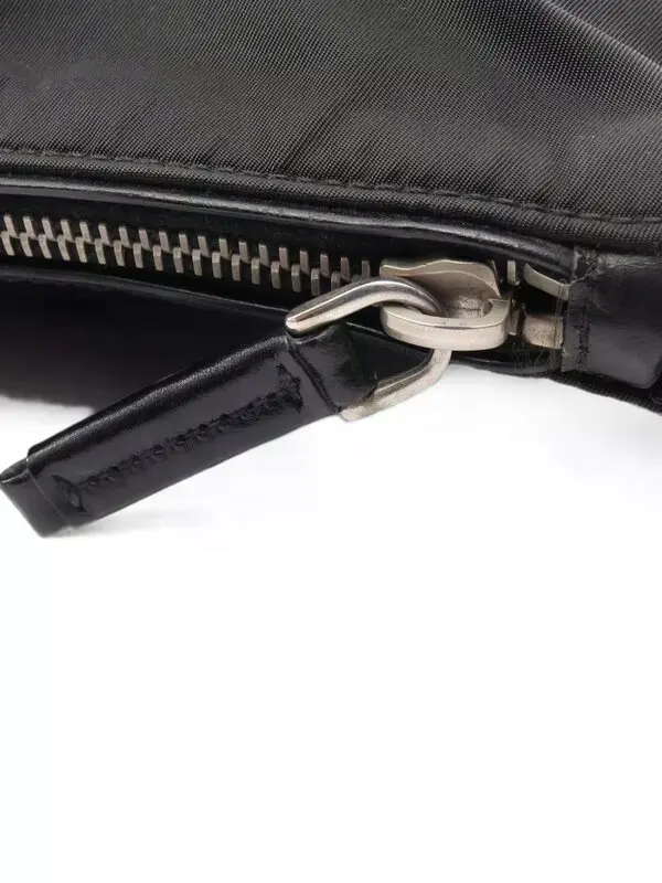 Prada 2010s Triangle Logo Shoulder Bag