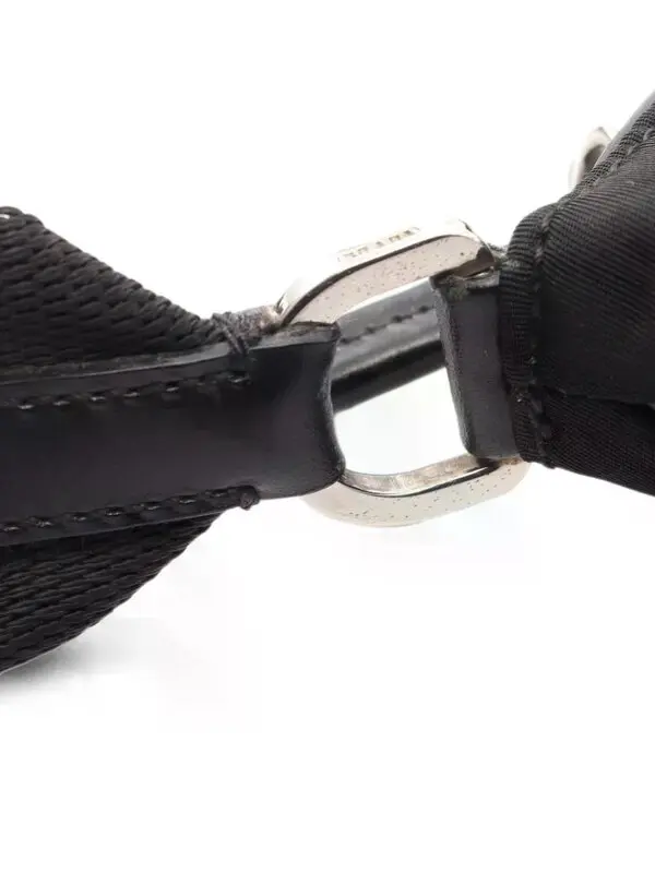 Prada 2010s Triangle Logo Shoulder Bag