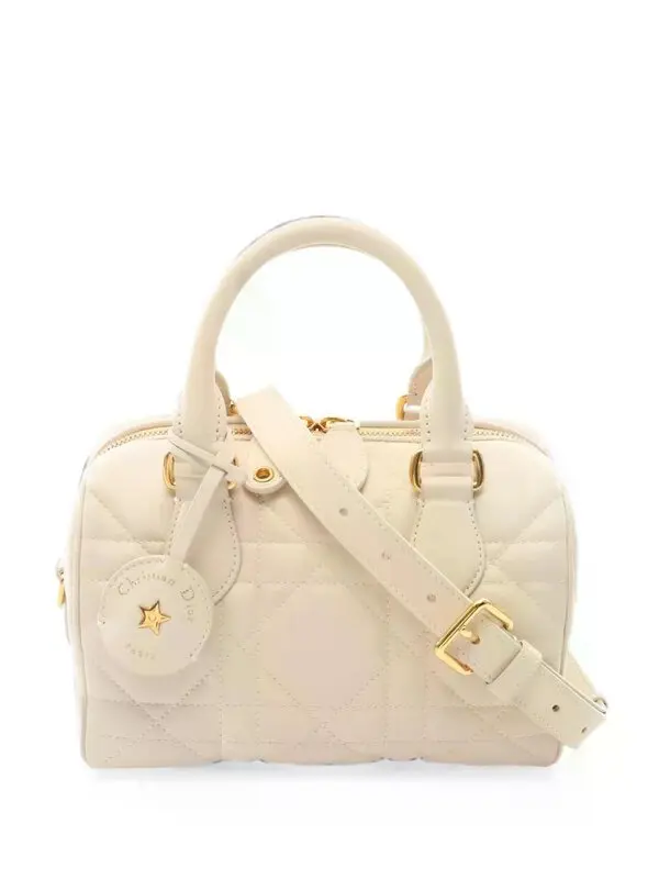 Dior 2010s 20 Macrocannage Groove 2way Tote Bag - Neutrals