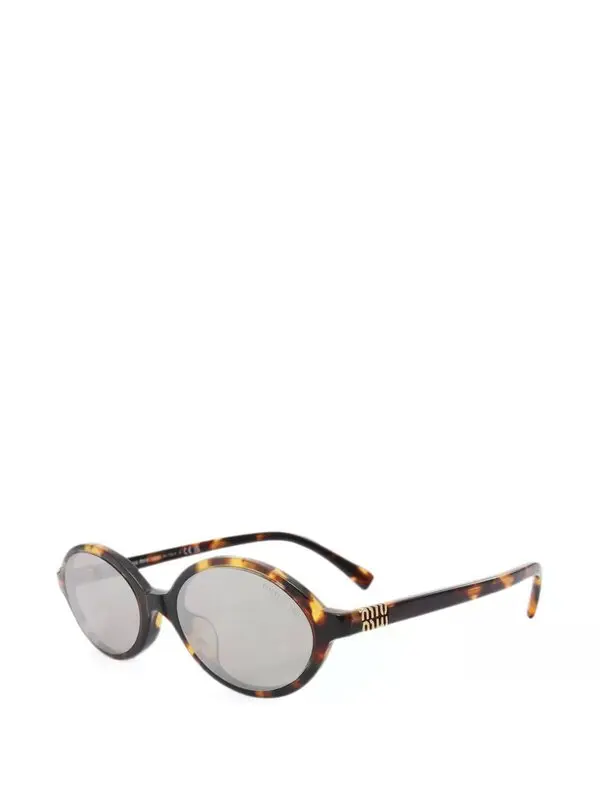 Miu Miu 2010s Regard Oval-frame Sunglasses