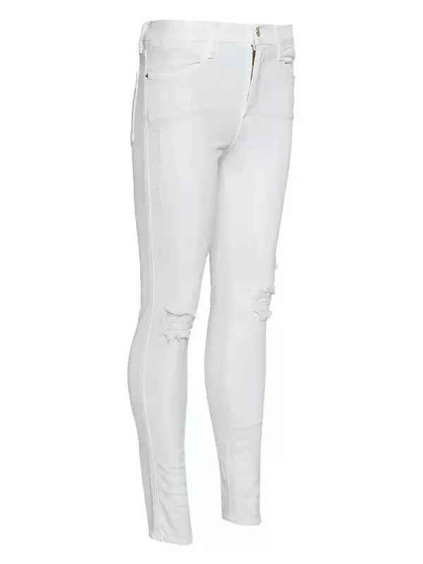 FRAME Distressed Skinny Jeans
