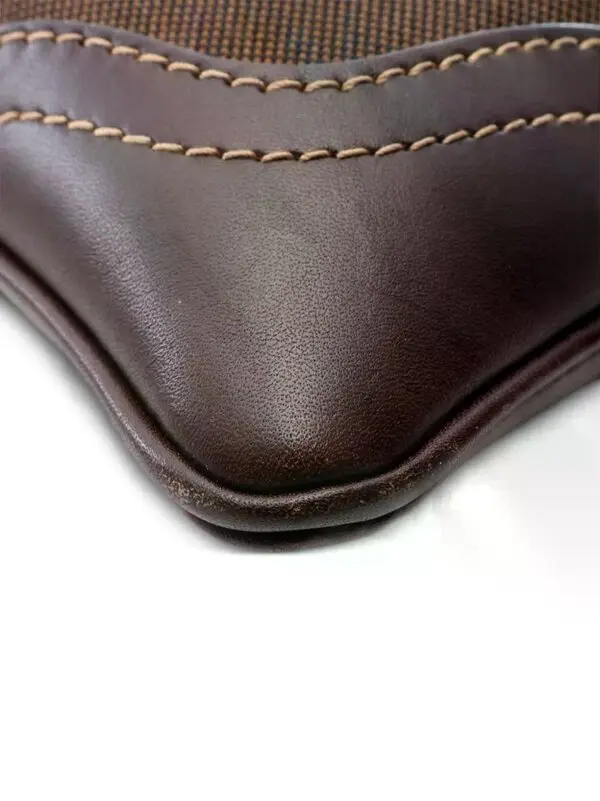 Prada Logo Jacquard Shoulder Bag