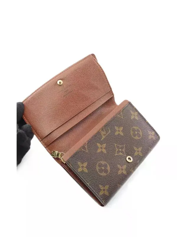 LOUIS VUITTON 2004 Tresor Monogram Canvas Wallet