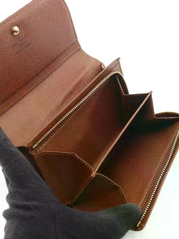 LOUIS VUITTON 2004 Tresor Monogram Canvas Wallet