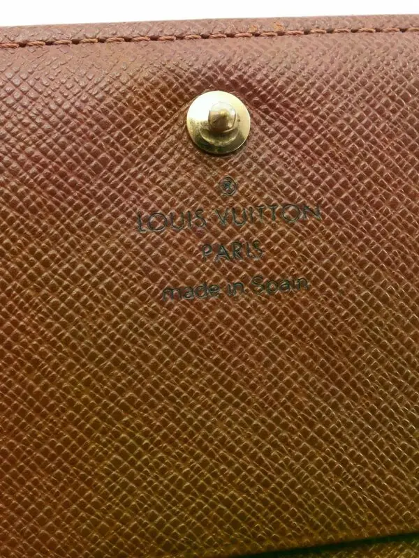 LOUIS VUITTON 2004 Tresor Monogram Canvas Wallet
