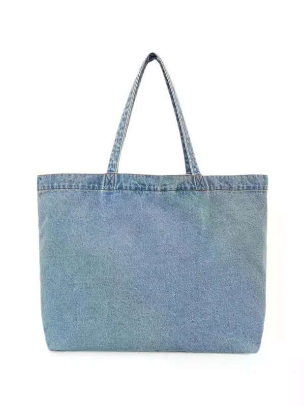 STUDIO TOMBOY Logo-embossed Denim Tote Bag