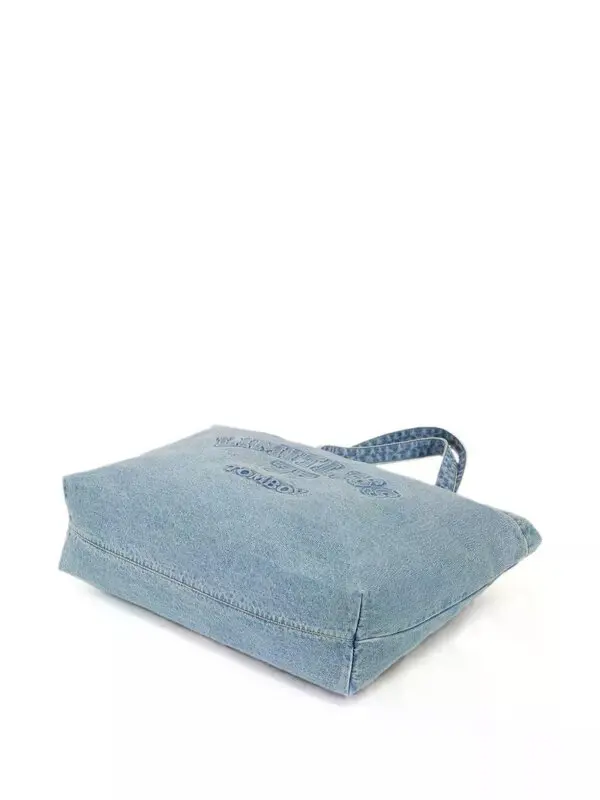 STUDIO TOMBOY Logo-embossed Denim Tote Bag
