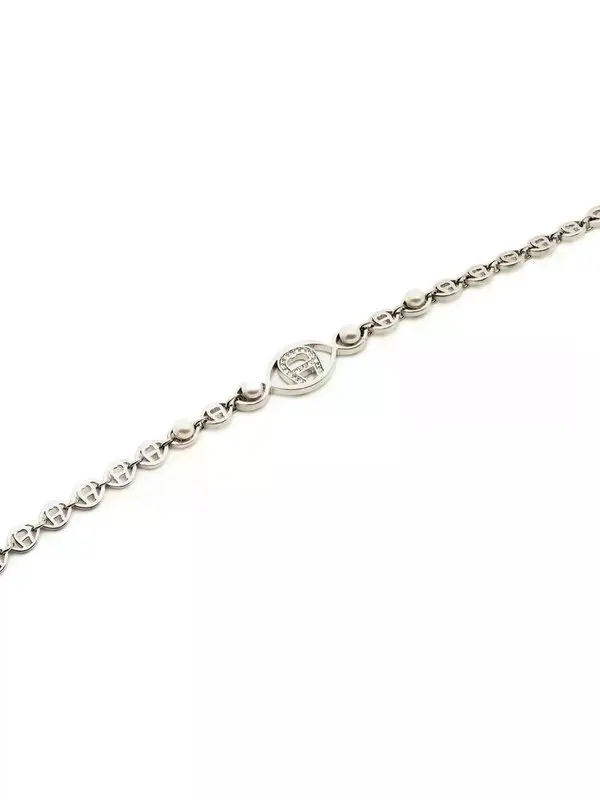 AIGNER Crystal Embellished Chain Bracelet
