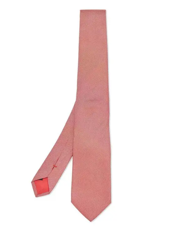 BOSS Check-print Silk Tie