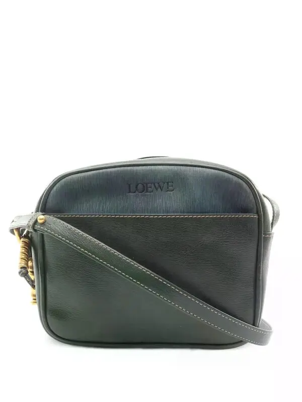 Loewe 2000s Velázquez Zip-fastening Shoulder Bag - Green