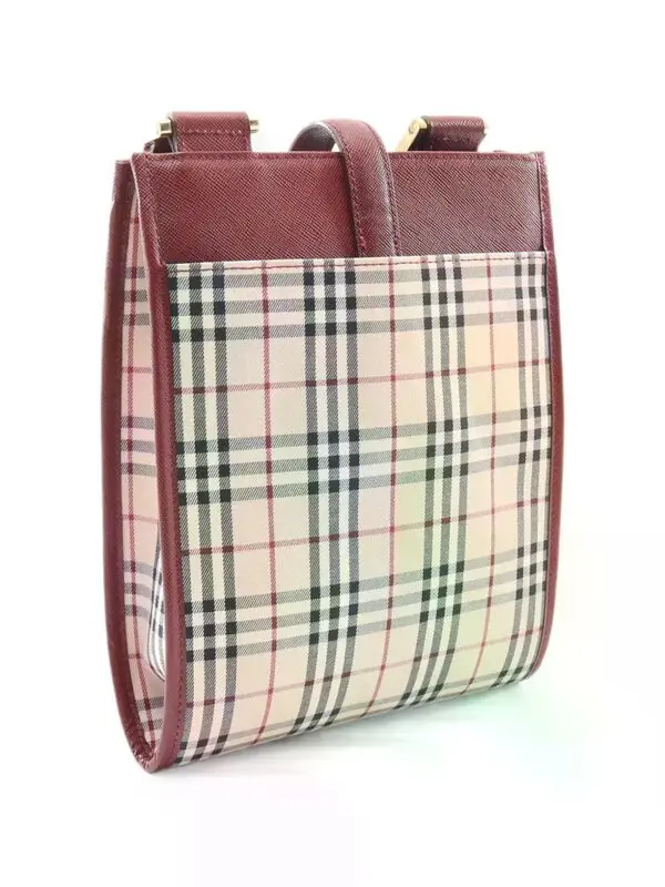 Burberry 2000s Nova Check Canvas Crossbody Bag