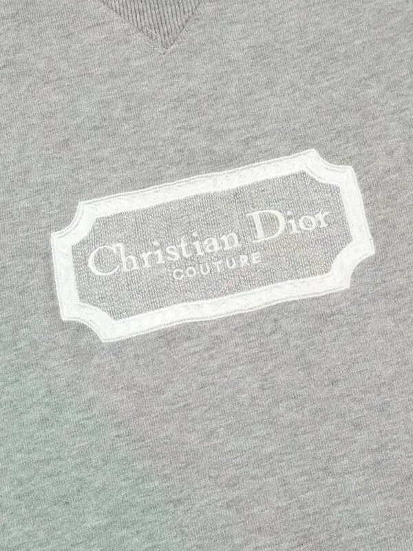 Dior 2010s Logo-embroidered T-shirt