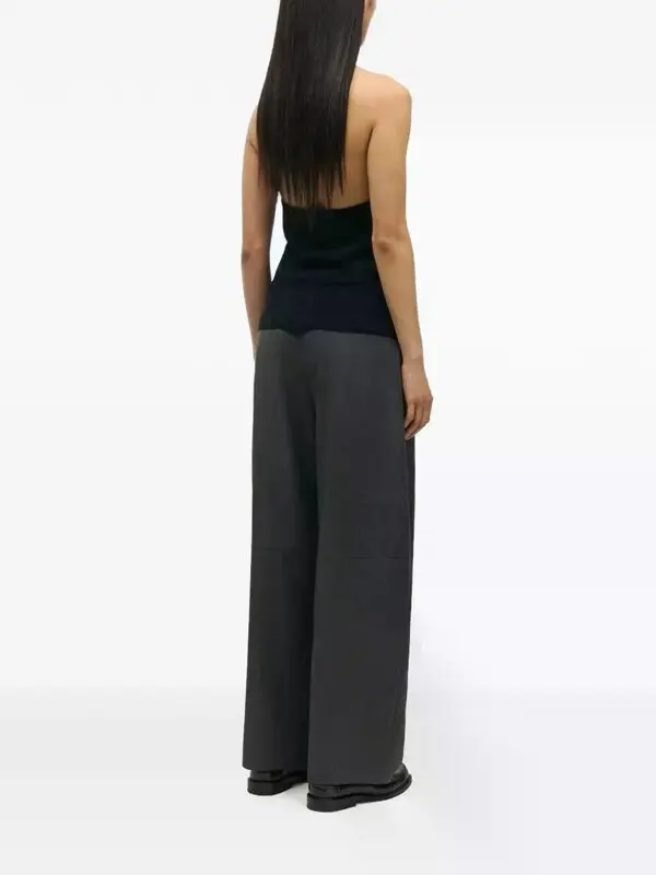 SAMSOE SAMSOE Saroko Wide-leg Trousers - Grey