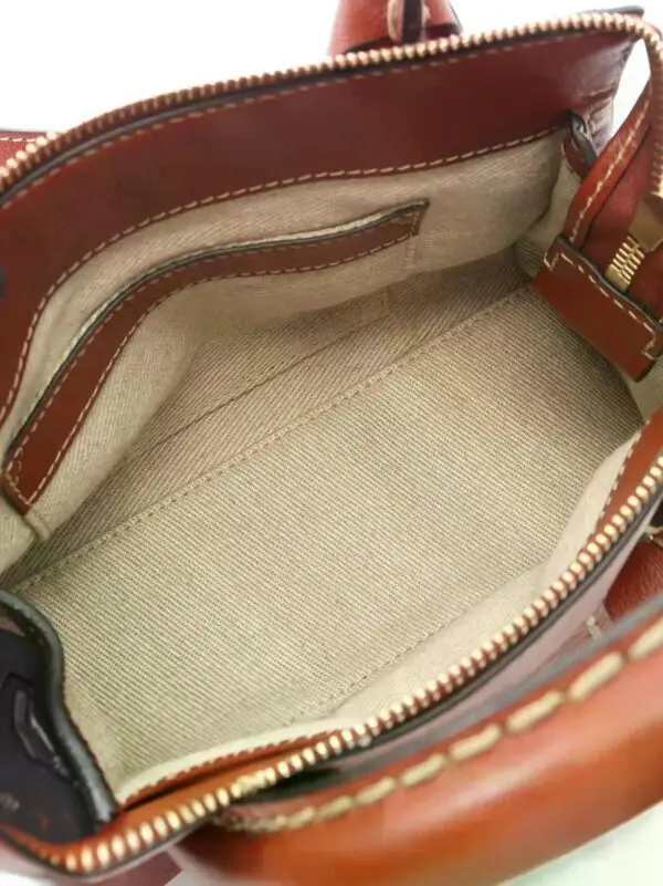 Chloé Edith Buckle Two-way Handbag - Brown