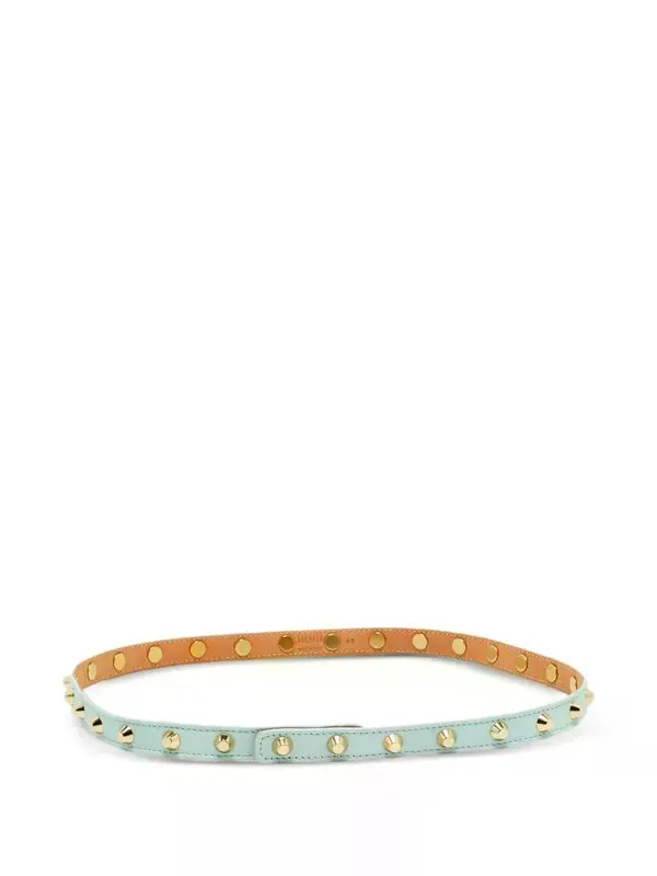 Versace Stud-embellishment Leather Belt
