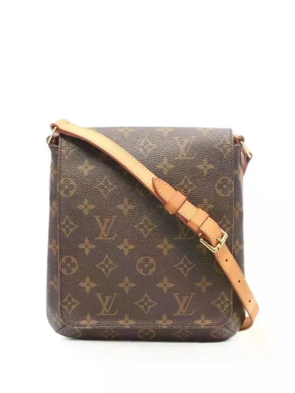 LOUIS VUITTON 1999 Musette Salsa Monogram Cross Body Bag - Brown