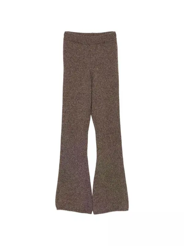 ELY ELY Fine-knit Flared Trousers