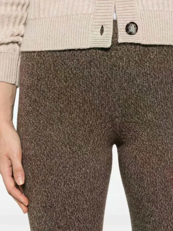 ELY ELY Fine-knit Flared Trousers
