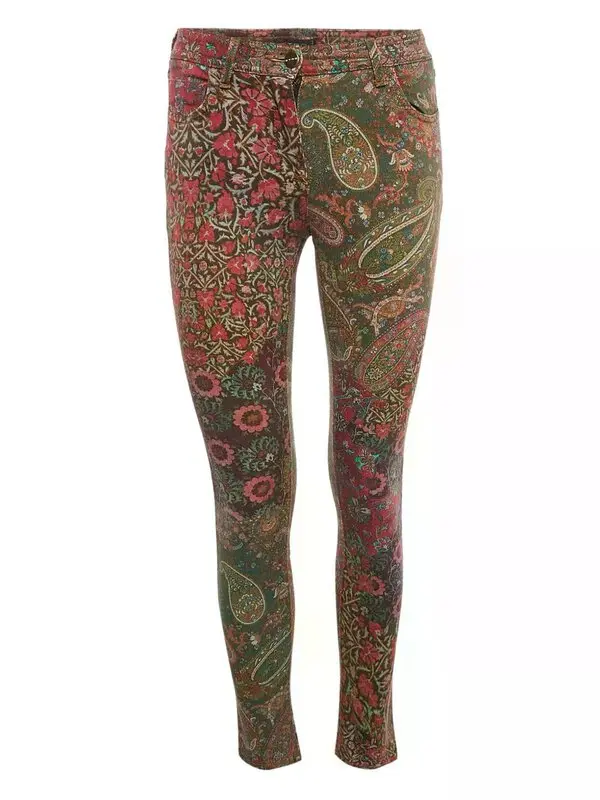 Etro Paisley-print Floral Trousers