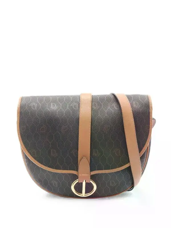 Dior 2000s Honeycomb-pattern Shoulder Bag
