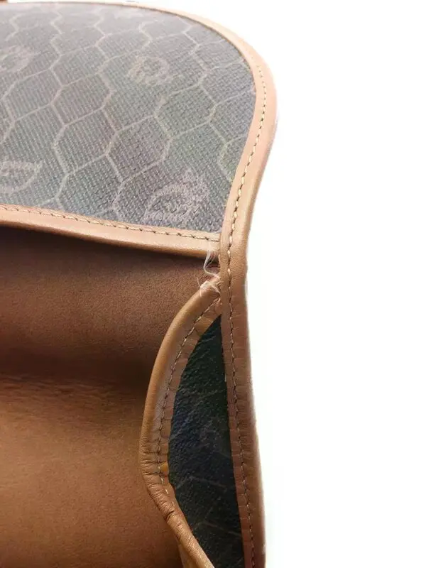 Dior 2000s Honeycomb-pattern Shoulder Bag