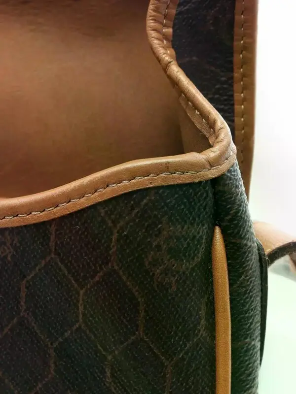 Dior 2000s Honeycomb-pattern Shoulder Bag