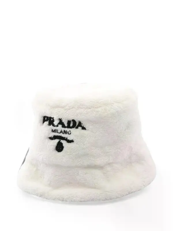 Prada 2010s Logo Bucket Hat