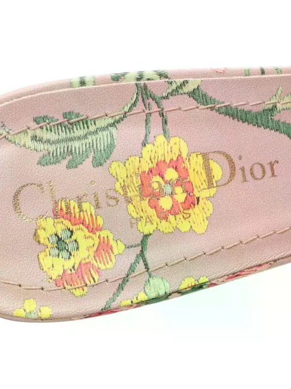 Dior Dway Floral Pattern Sandals