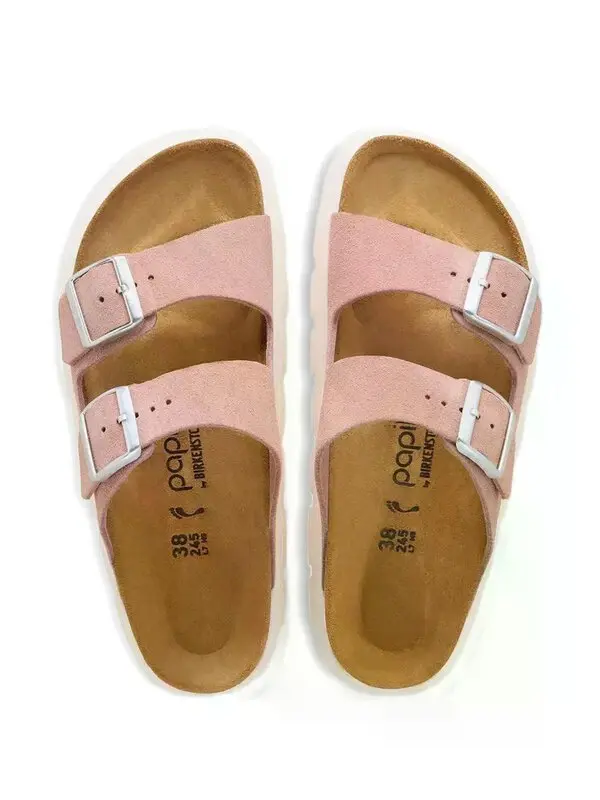 BIRKENSTOCK Arizona Buckle-fastening Platform Slides