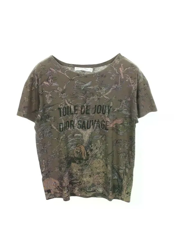 Dior 2010s Toile De Jouy Short-sleeve T-shirt - Brown