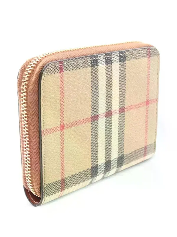 Burberry 2020s Check Zip-around Wallet