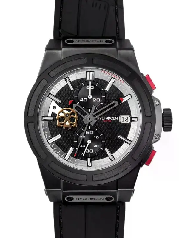 HYDROGEN Otto 40mm Skull Chronograph Watch