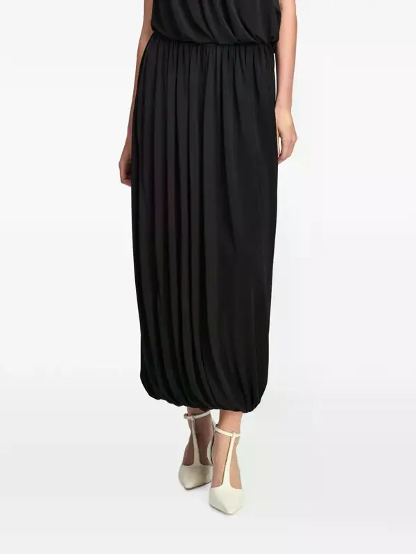Cinq À Sept Calden Gathered Maxi Skirt - Black