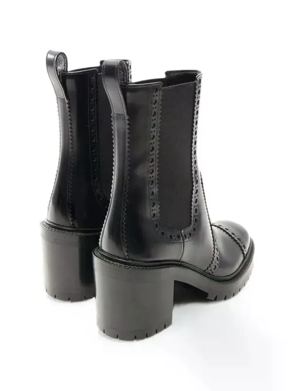 Hermès 2020s Lindsay 70 Brogue Chelsea Boots