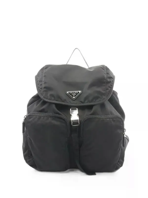 Prada 2010s Tessuto Buckle Backpack