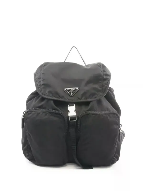 Prada 2010s Tessuto Buckle Backpack