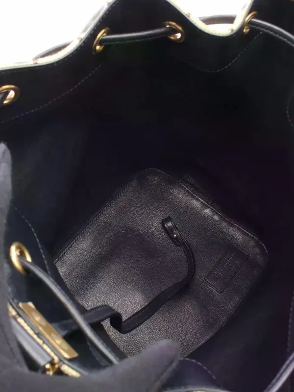 Saint Laurent 2010s Monogram Bucket Bag