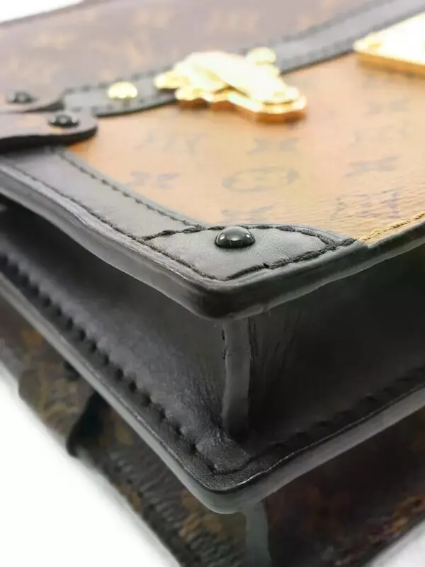 LOUIS VUITTON Trunk Monogram Reverse Canvas Clutch Bag