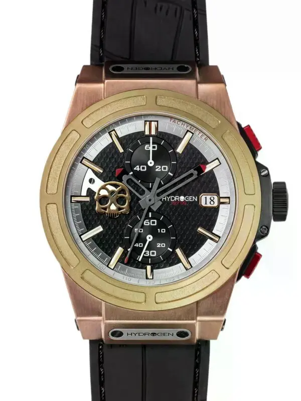 HYDROGEN Otto 44mm Chronograph Watch - Black