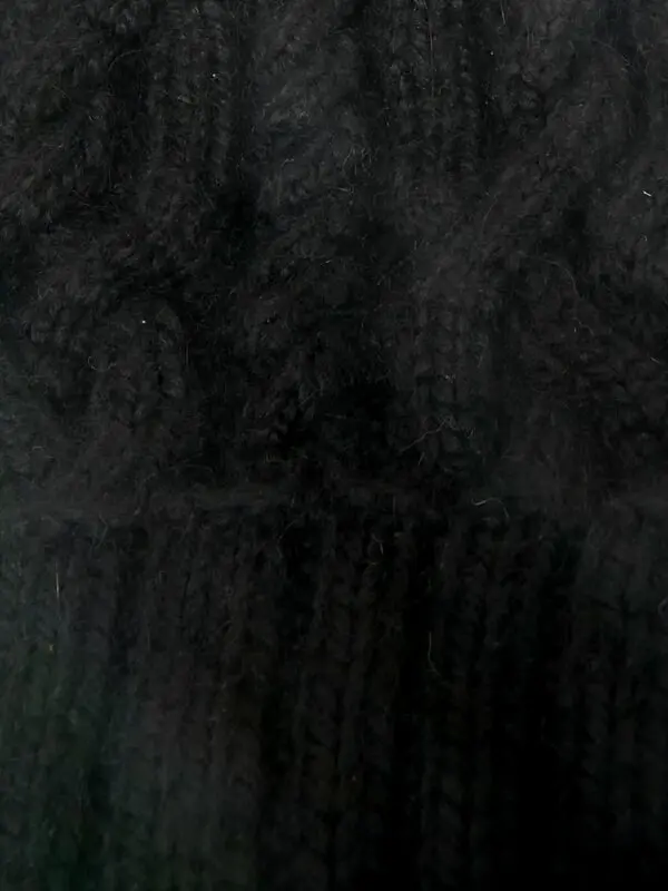 EUGEN DICK Pompom Cable-knit Beanie