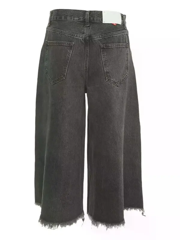 Off-White Faded Raw-cut Jeans