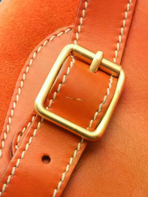 Gucci 2000s Bamboo Backpack - Orange