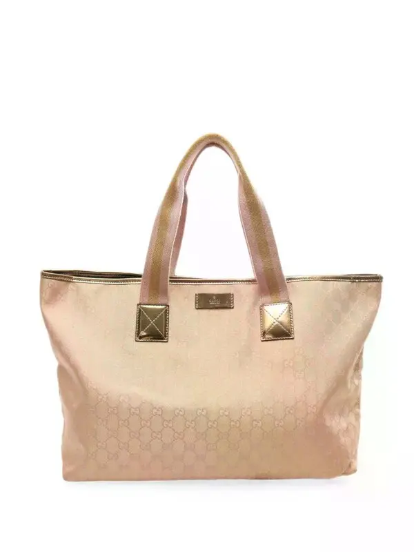 Gucci 2000s Webbing-line Tote Bag