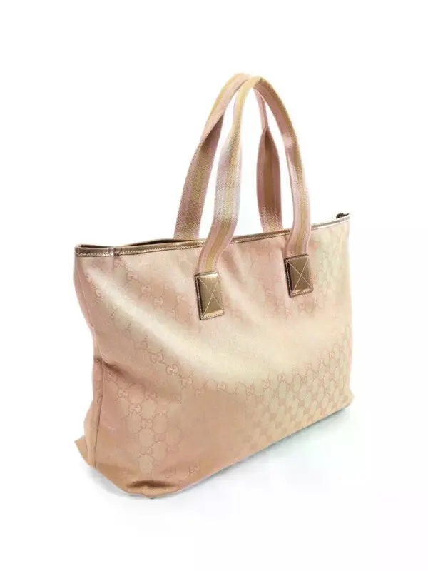 Gucci 2000s Webbing-line Tote Bag