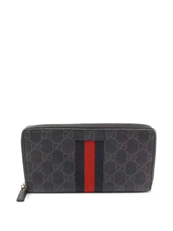 Gucci 2000s Gg Supreme Web Wallet