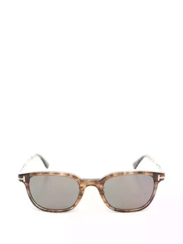 TOM FORD 2020s Square-frame Sunglasses - Brown
