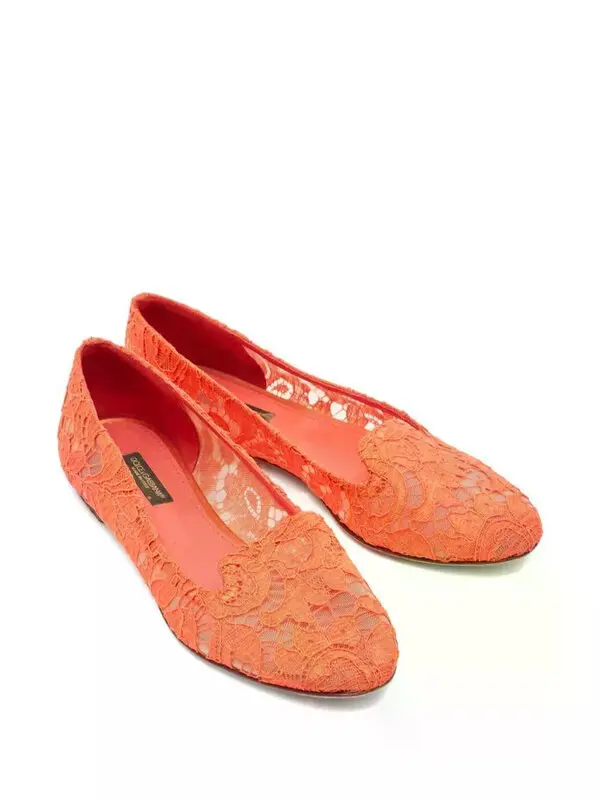 Dolce & Gabbana Lace Ballet Flats