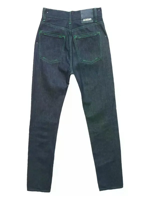 Jacquemus Le De Nîmes Contrast Stitching Jeans