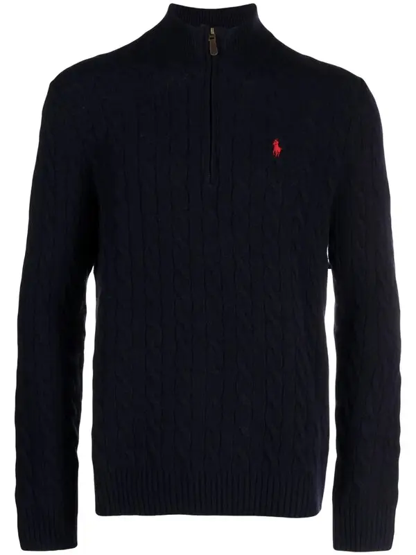 Polo Ralph Lauren Long Sleeve Quarter Zip Sweater